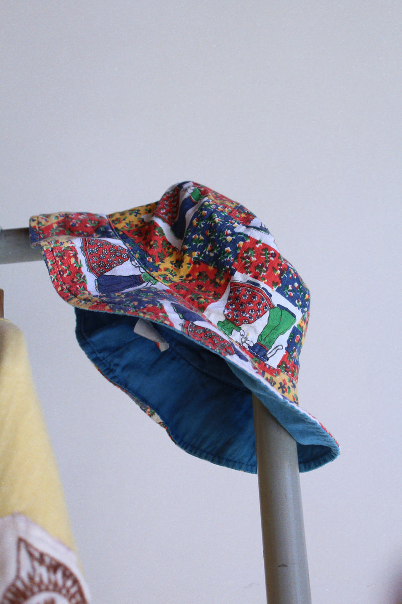 1970s Patchwork Bucket Hat – 3 Women